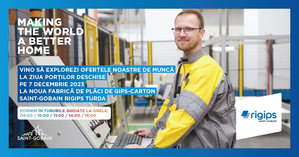 Ziua Porților Deschise la Saint-Gobain Rigips Turda | SAINT-GOBAIN ROMANIA